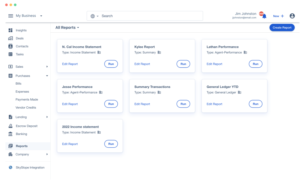 SkySlope Books | Real Estate Back Office Software for Brokerages